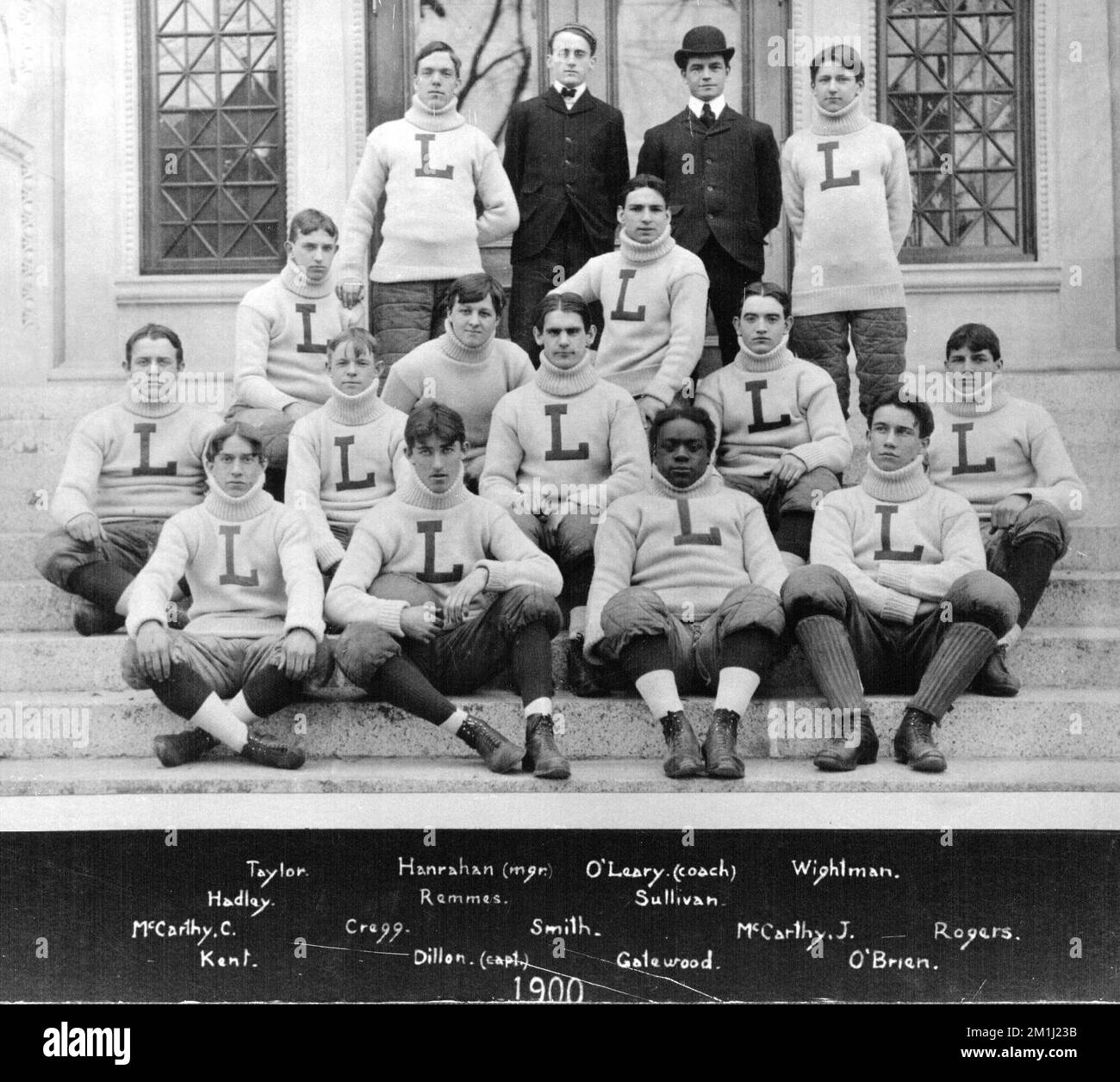 1900 Lawrence High School football team , Football players, Lawrence ...