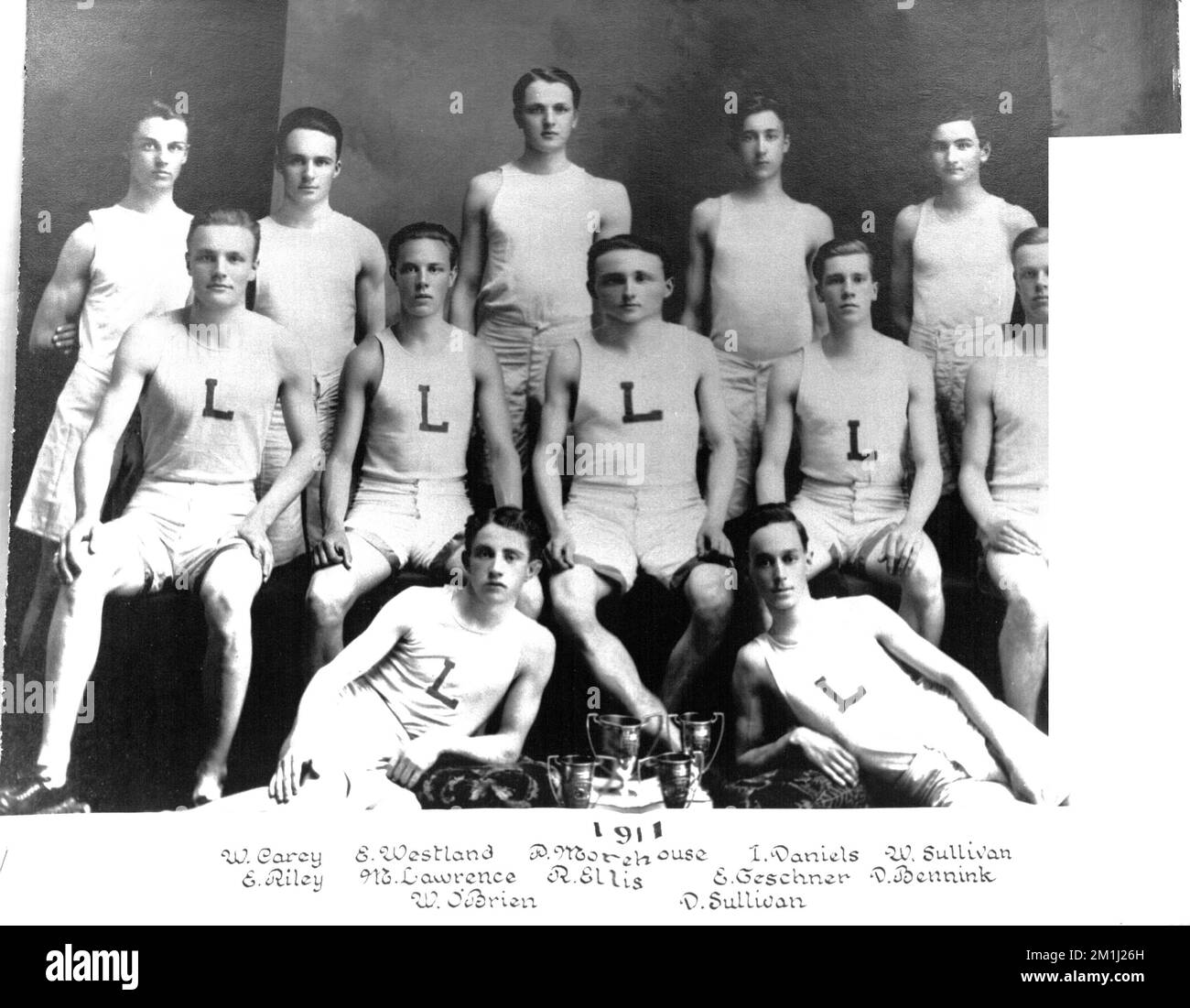 1911 Lawrence High School track team , Track athletics, Lawrence High ...