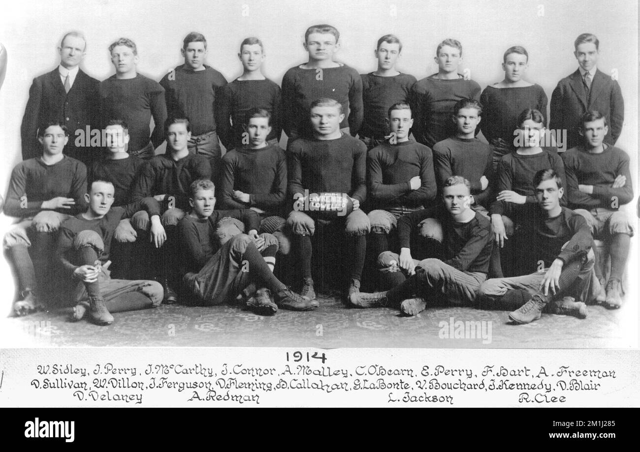 1914 Lawrence High School football team , Football players, Lawrence ...