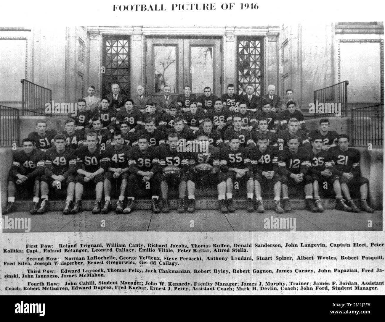 1940s high school football players hi-res stock photography and images ...
