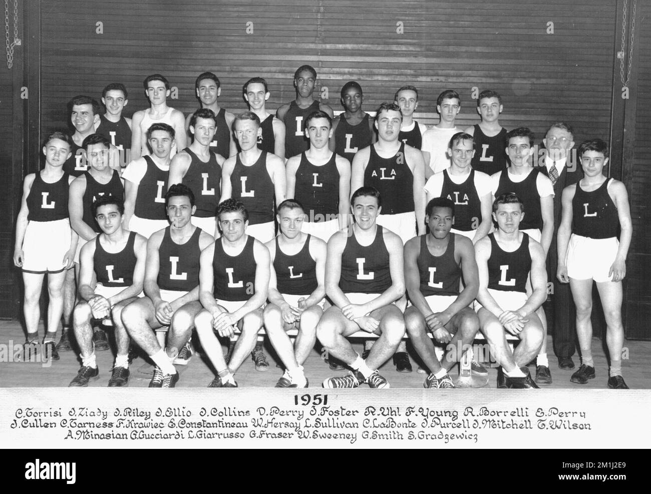 1951 Lawrence High School track team , Track athletics, Lawrence High ...