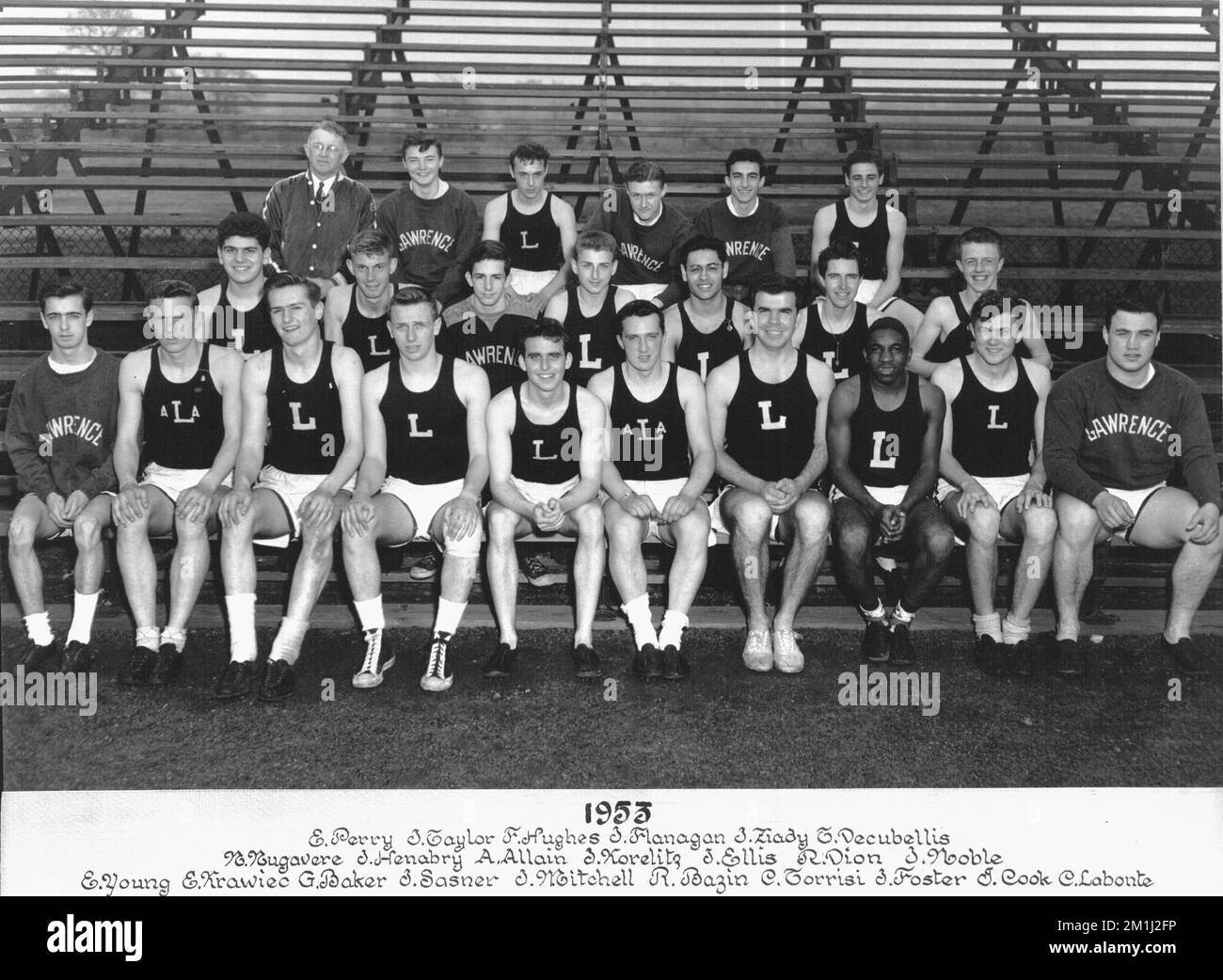 1953 Lawrence High School track team , Track athletics, Lawrence High ...