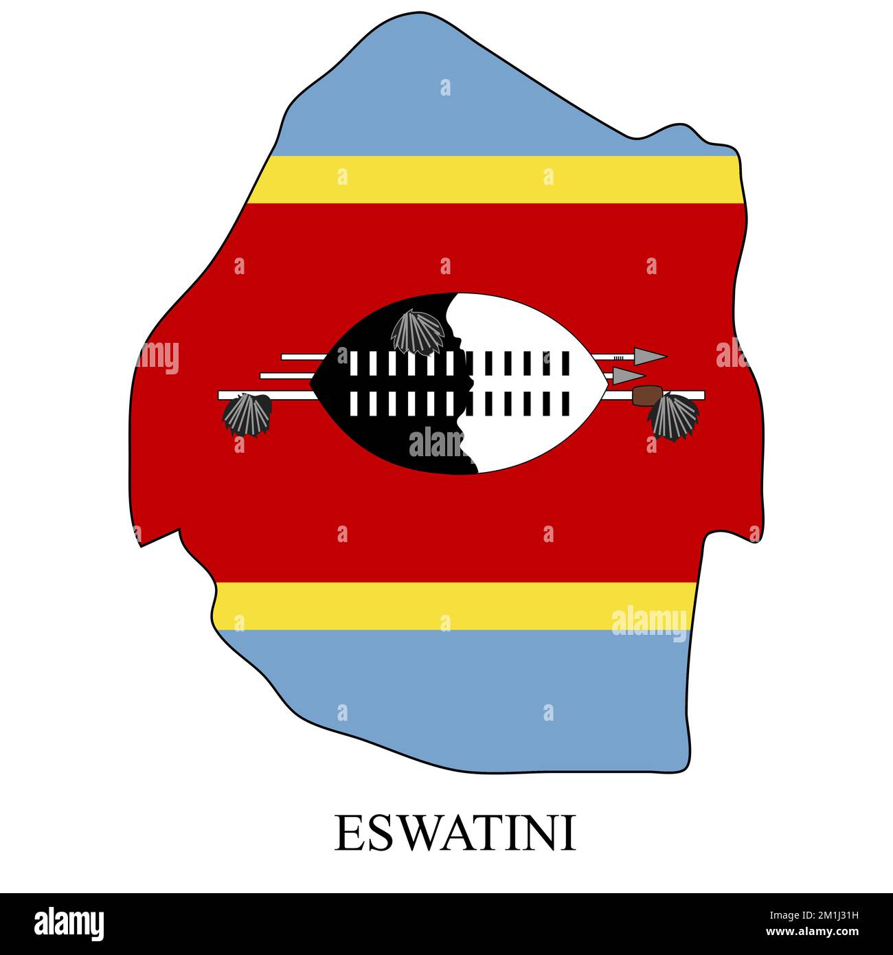Map eswatini hi-res stock photography and images - Alamy