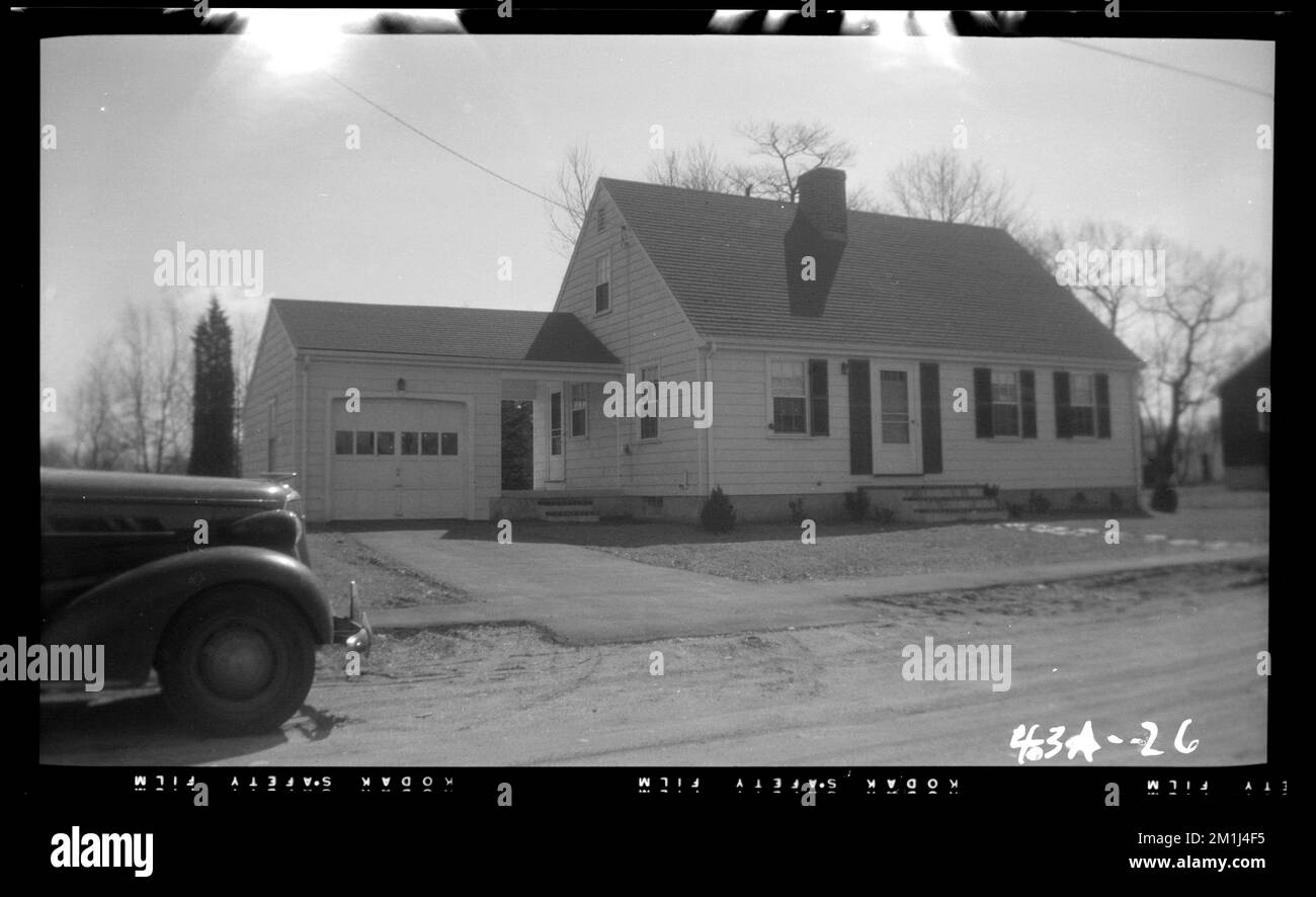 26 Carol Rd , Houses. Needham Building Collection Stock Photo - Alamy