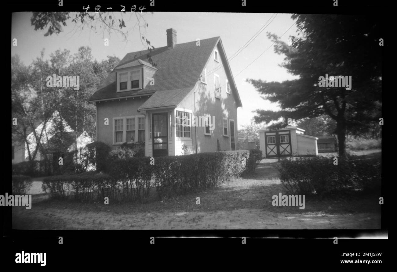 284 Central Ave , Houses. Needham Building Collection Stock Photo - Alamy