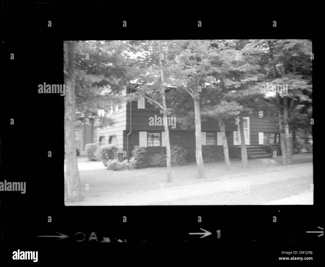 Shady buildings Black and White Stock Photos & Images - Alamy
