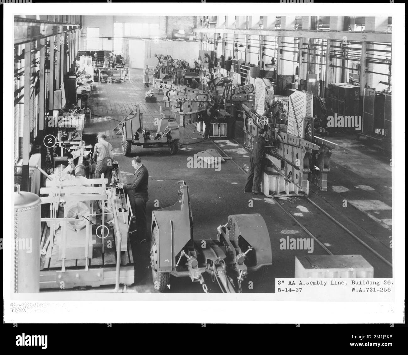 3' AA assembly line, building 36 , Armories, Ordnance industry ...