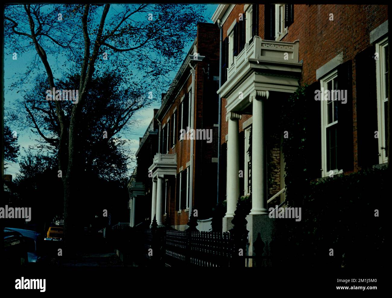 3 brick buildings, Nantucket , Buildings. Edmund L. Mitchell Collection ...