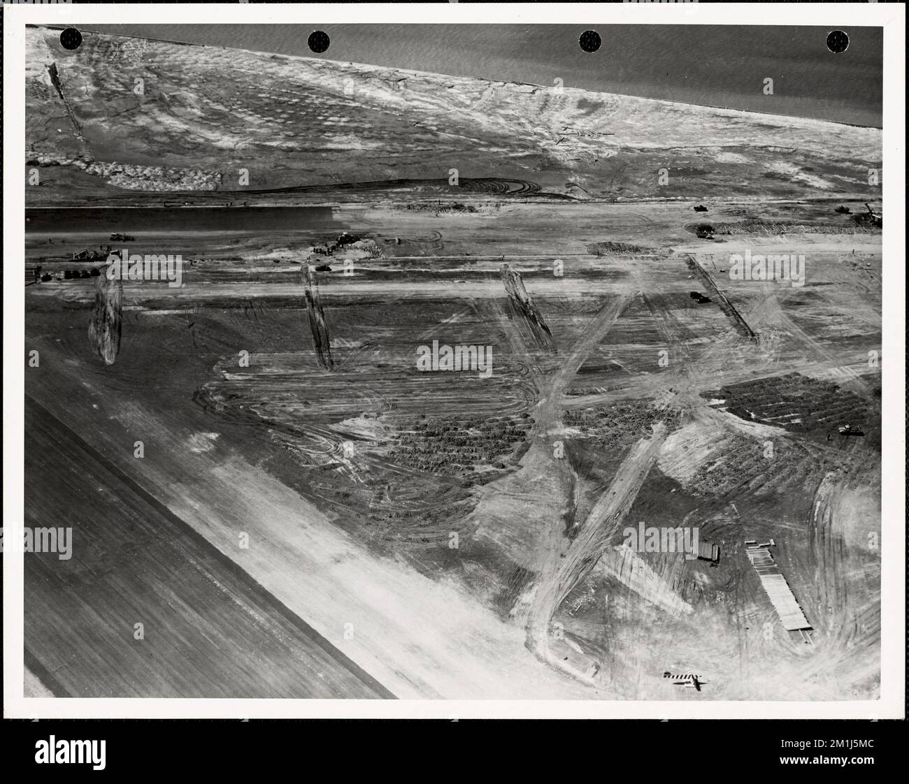 #3 Runway under constuction , Air bases. Photographs of the First Naval ...