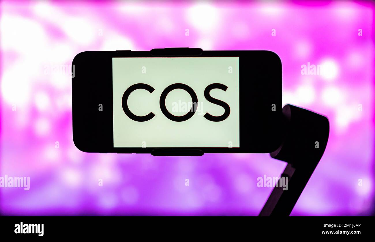 India. 12th Dec, 2022. In this photo illustration, the logo of COS is ...
