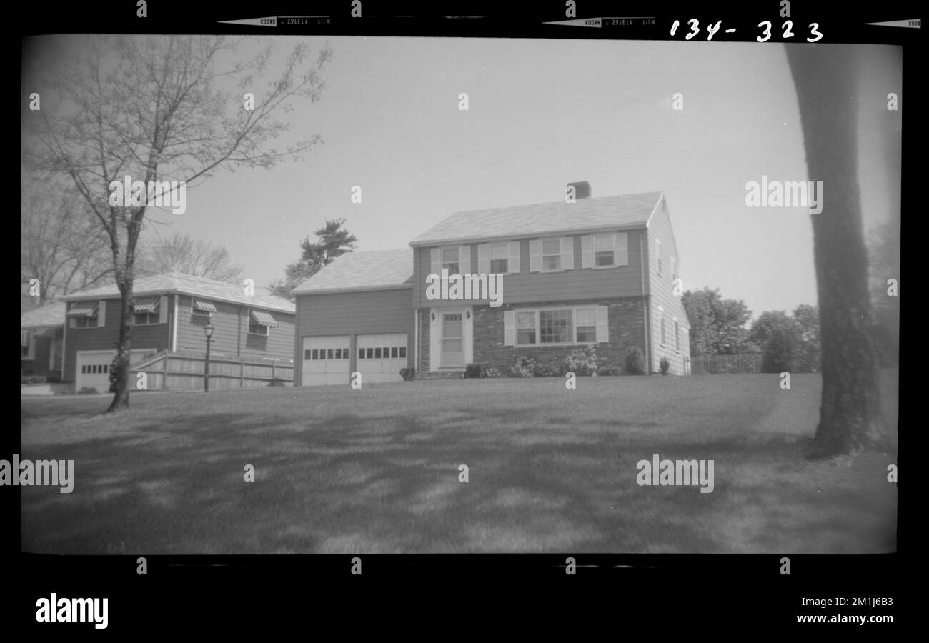 323 Great Plain Ave , Houses. Needham Building Collection Stock Photo ...