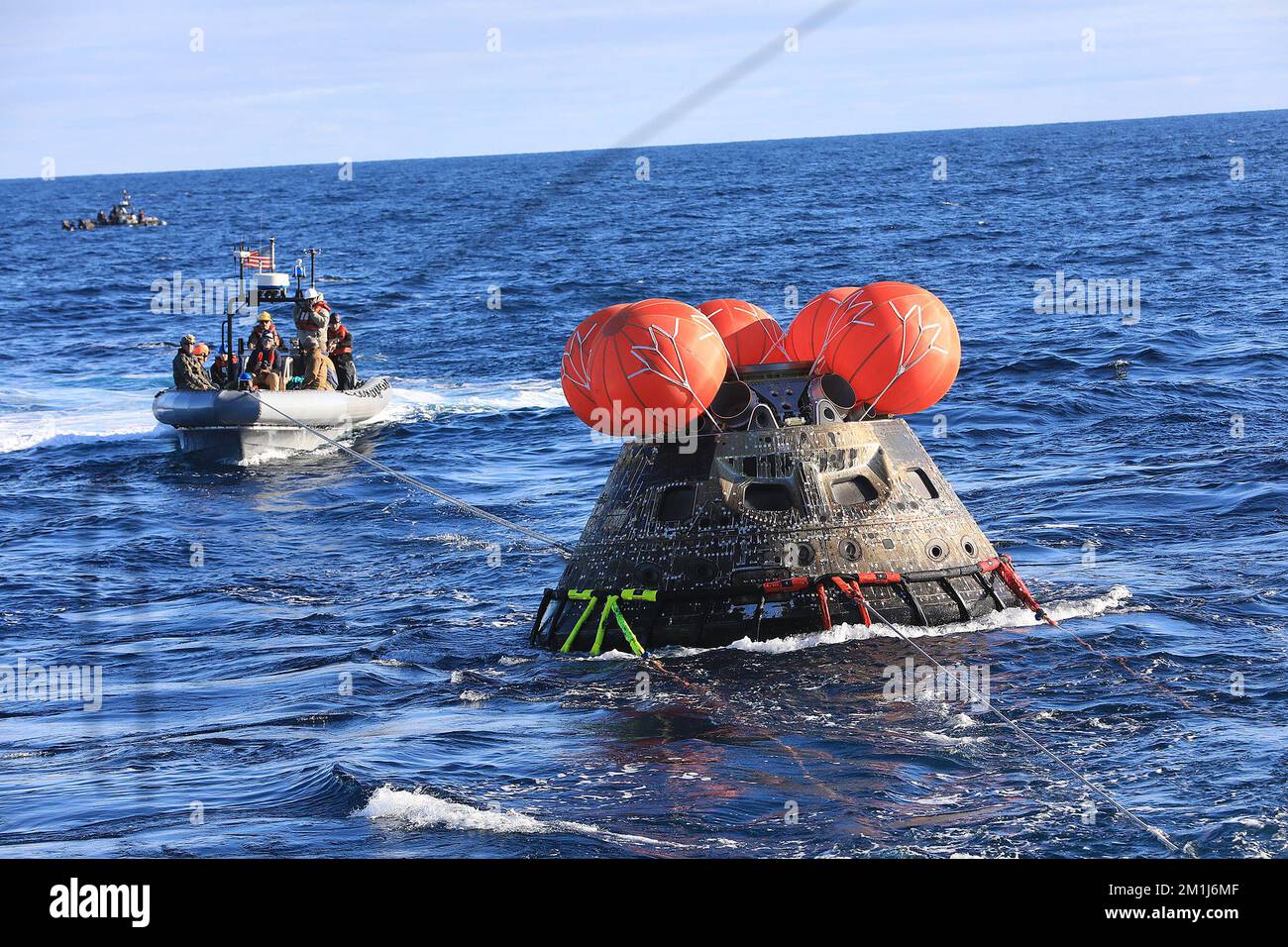 Pacific Ocean, USA. 11th Dec, 2022. NASA's Orion spacecraft for the ...