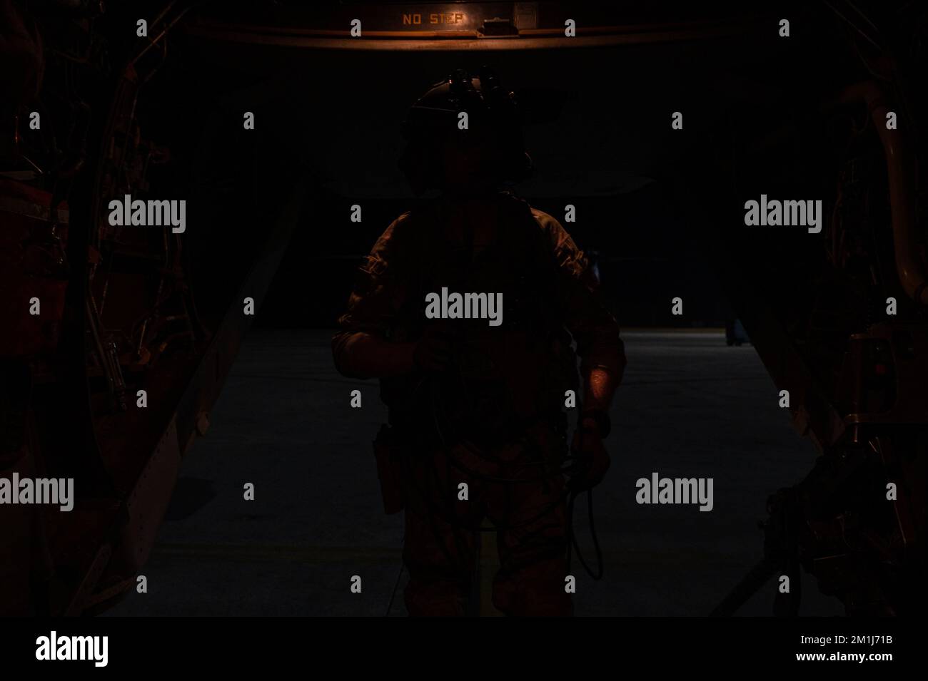 U.S. Air Force Tech. Sgt. Dustin Green, a flight engineer assigned to ...