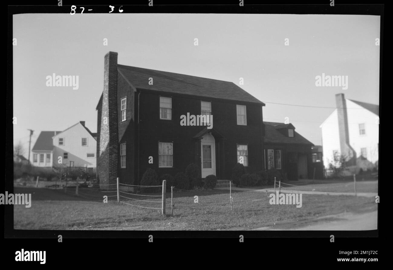 36 Douglas Rd , Houses. Needham Building Collection Stock Photo - Alamy