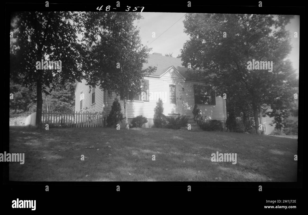 357 Central Ave , Houses. Needham Building Collection Stock Photo - Alamy