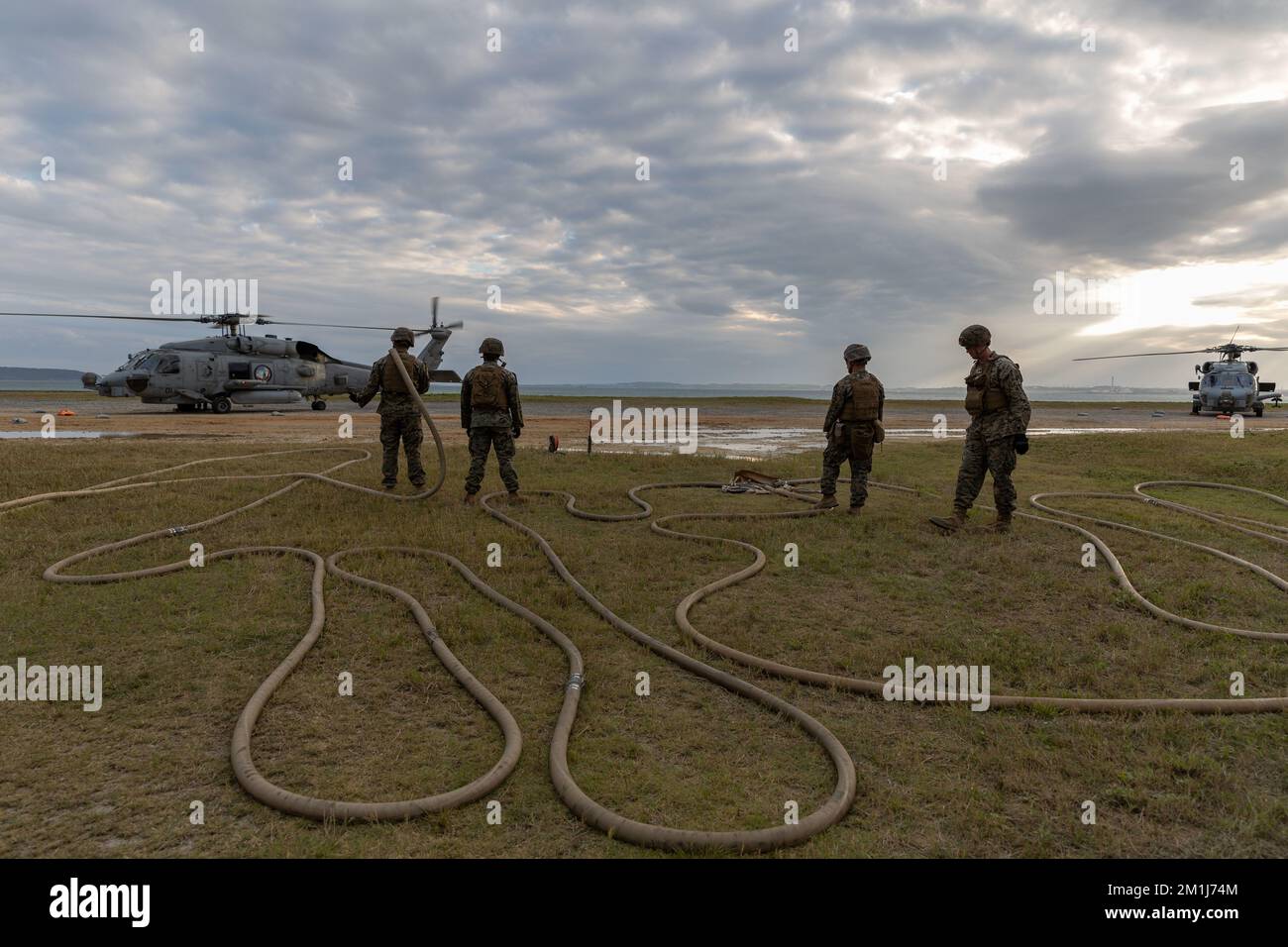 U.S. Marines with Marine Wing Support Squadron (MWSS) 172 prepare to ...