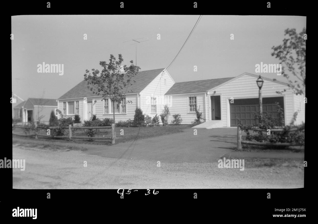 36 Elder Road , Houses. Needham Building Collection Stock Photo - Alamy