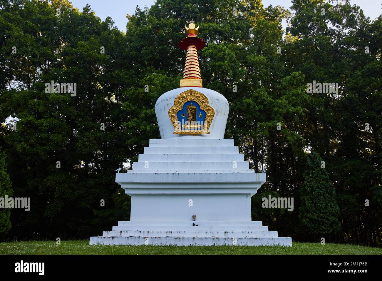 Tibetan Chorten shrine in Indiana Stock Photo - Alamy