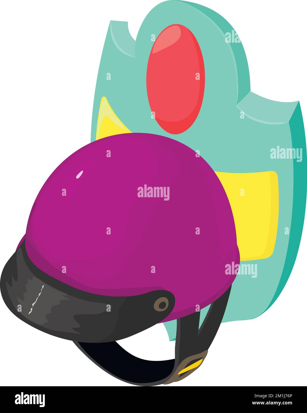 Vintage helmet icon isometric vector. Retro racing helmet and metal ...