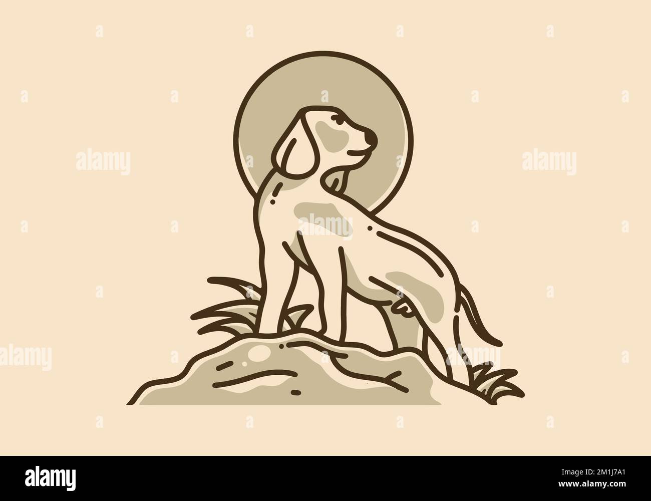 Companion stone Stock Vector Images - Alamy