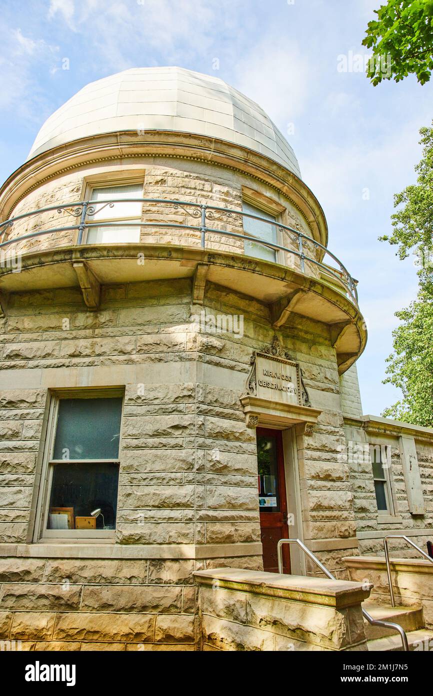 College campus Indiana University observatory Stock Photo - Alamy
