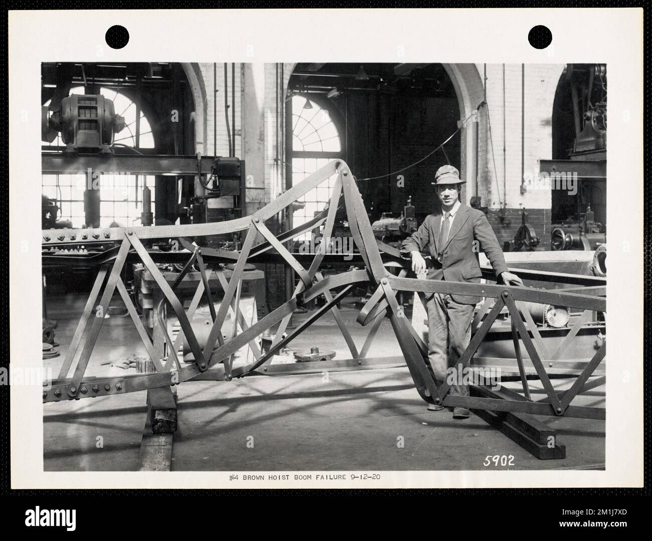 4 Brown hoist boom failure , Armories, Ordnance industry, Hoisting ...