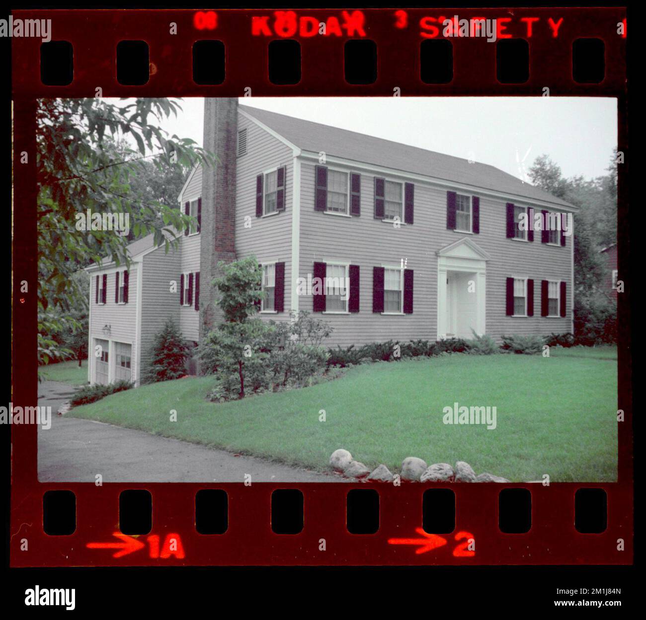 41 Colonial Rd , Houses. Needham Building Collection Stock Photo - Alamy