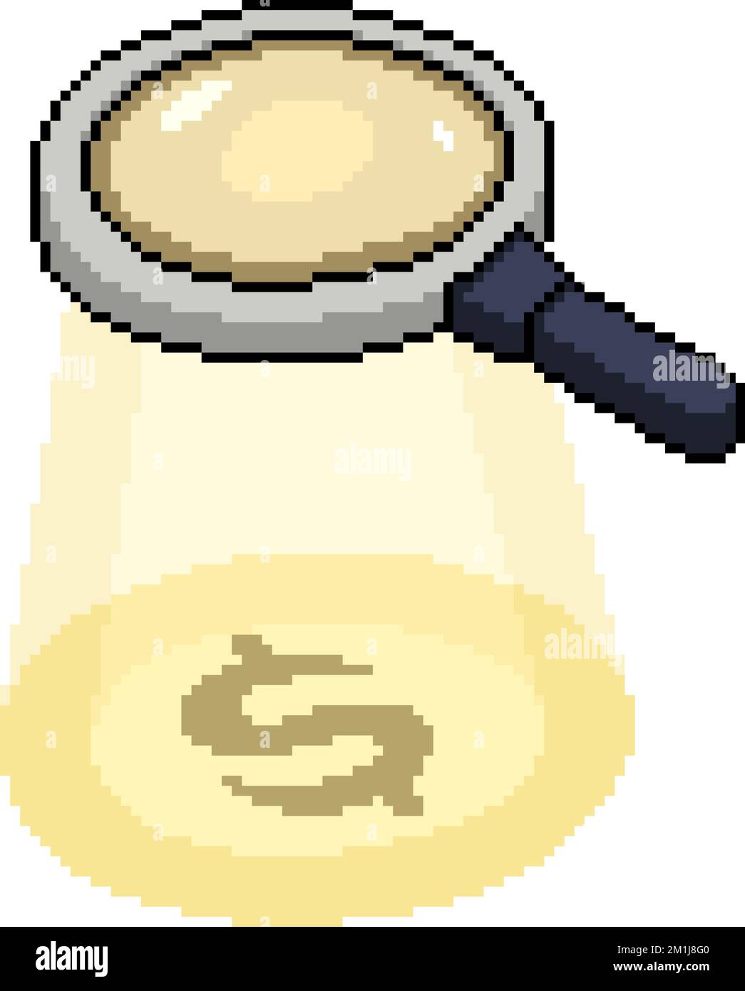 Money magnifier Stock Vector Images - Alamy