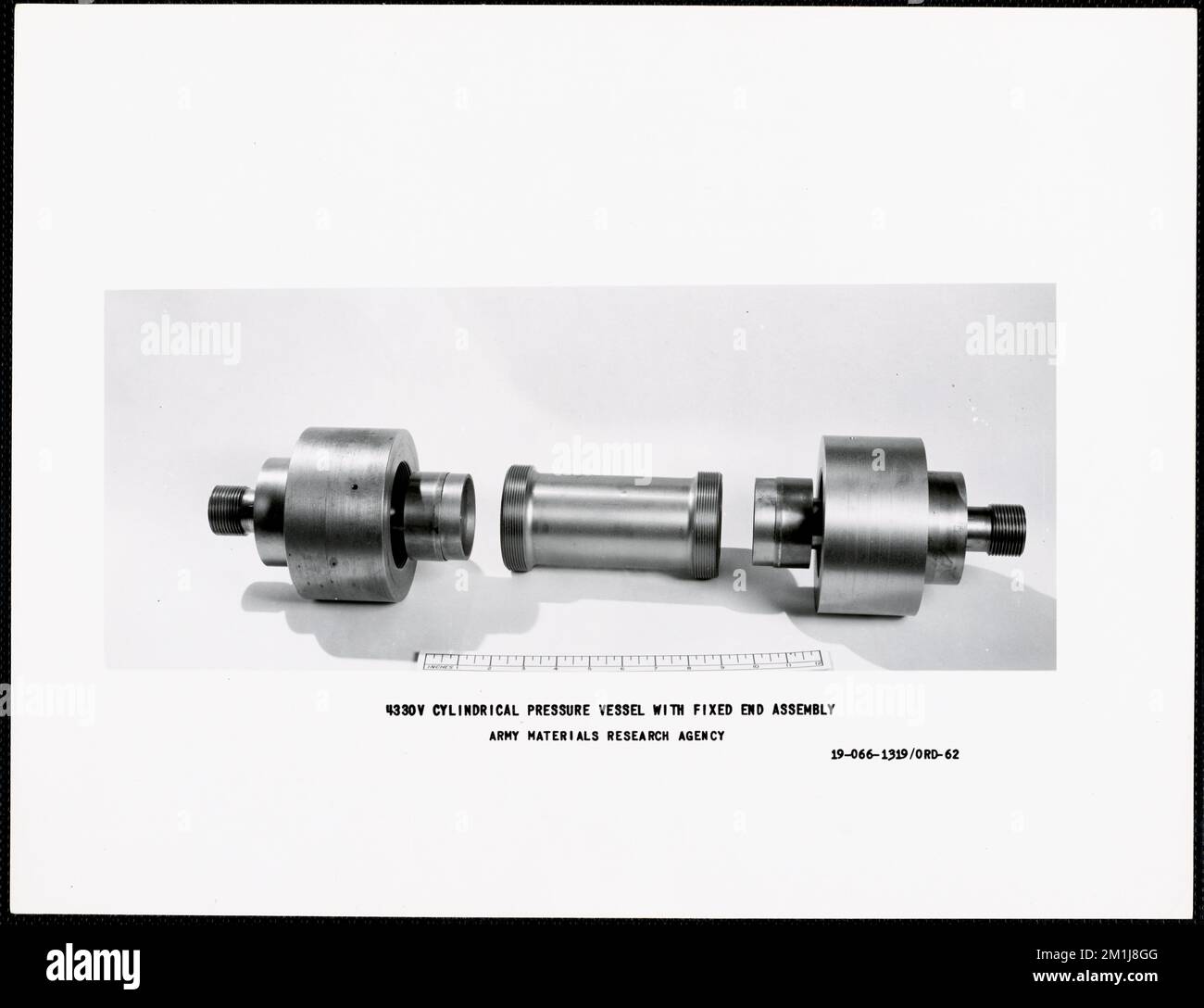 4330V cyclinder pressure vessel with fixed end assembly , Armories ...