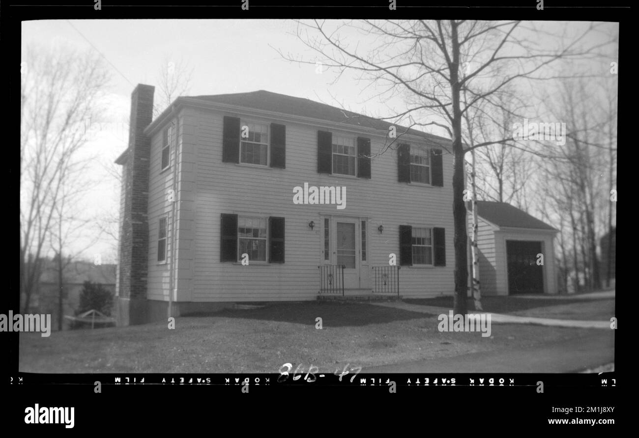47 Donna Rd , Houses. Needham Building Collection Stock Photo - Alamy