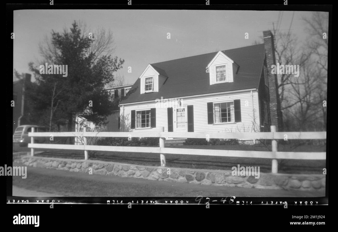 48 Dunster Rd , Houses. Needham Building Collection Stock Photo - Alamy