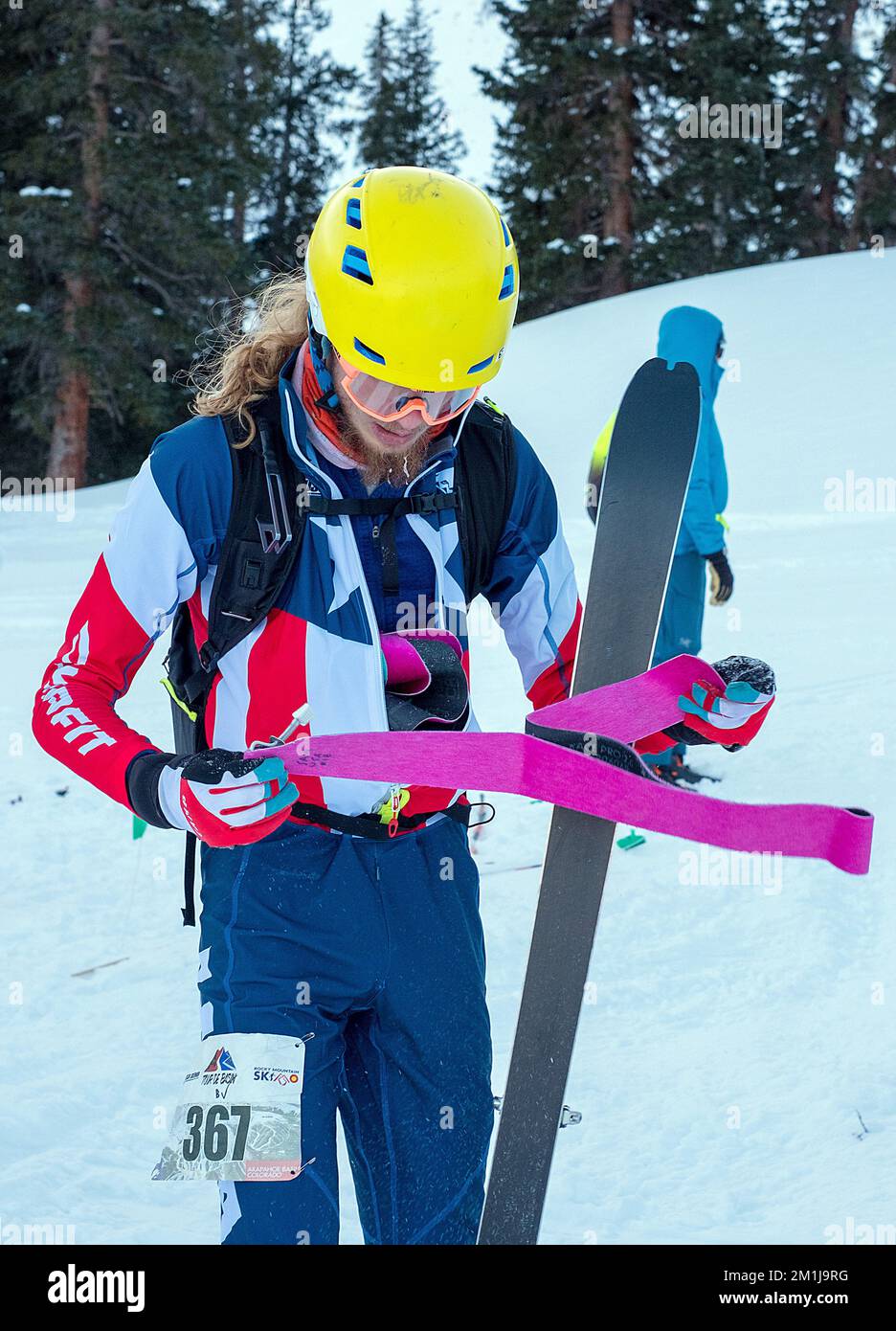 December 11, 2022: USA national team member, Samuel Wescott, applies ...