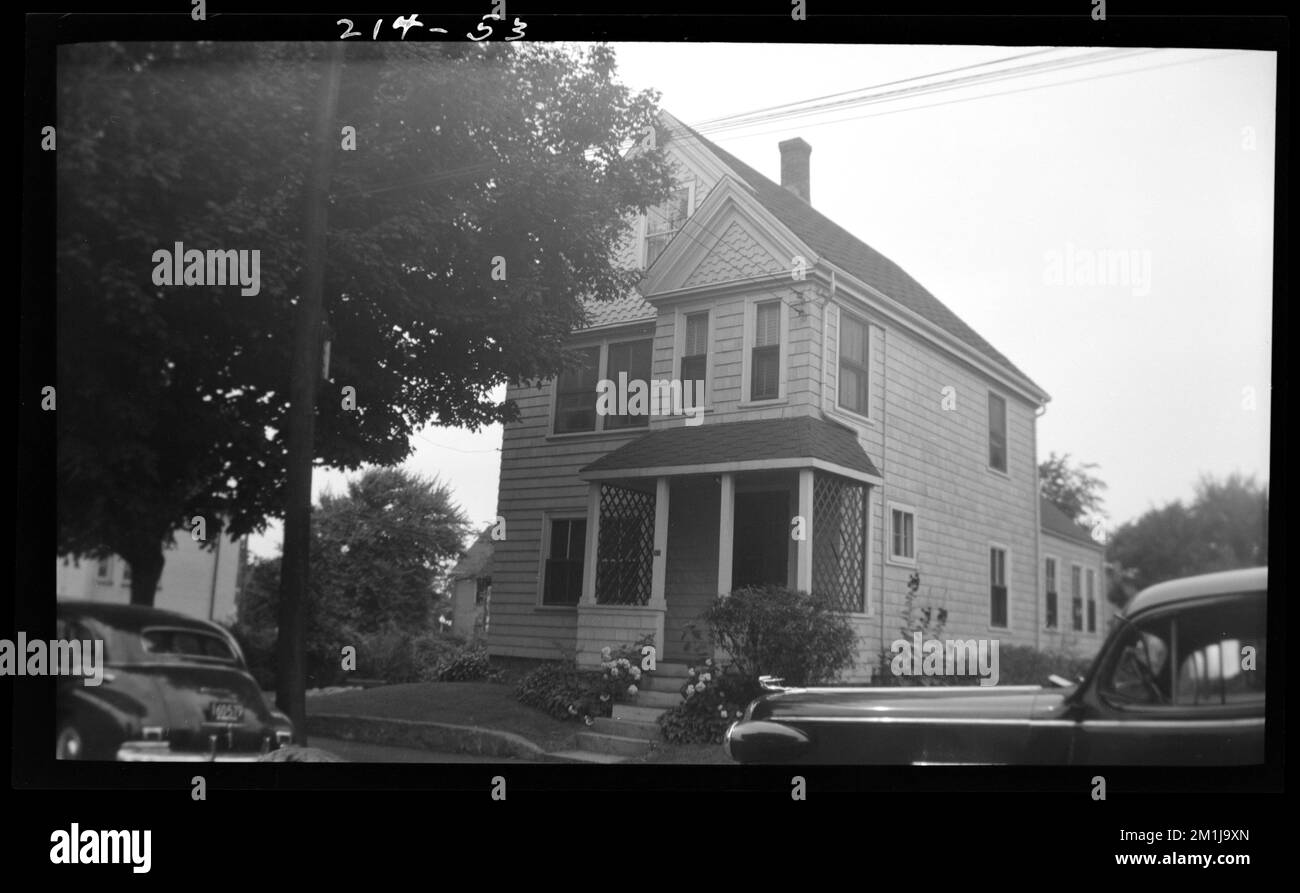 53 Mellen St , Houses. Needham Building Collection Stock Photo - Alamy