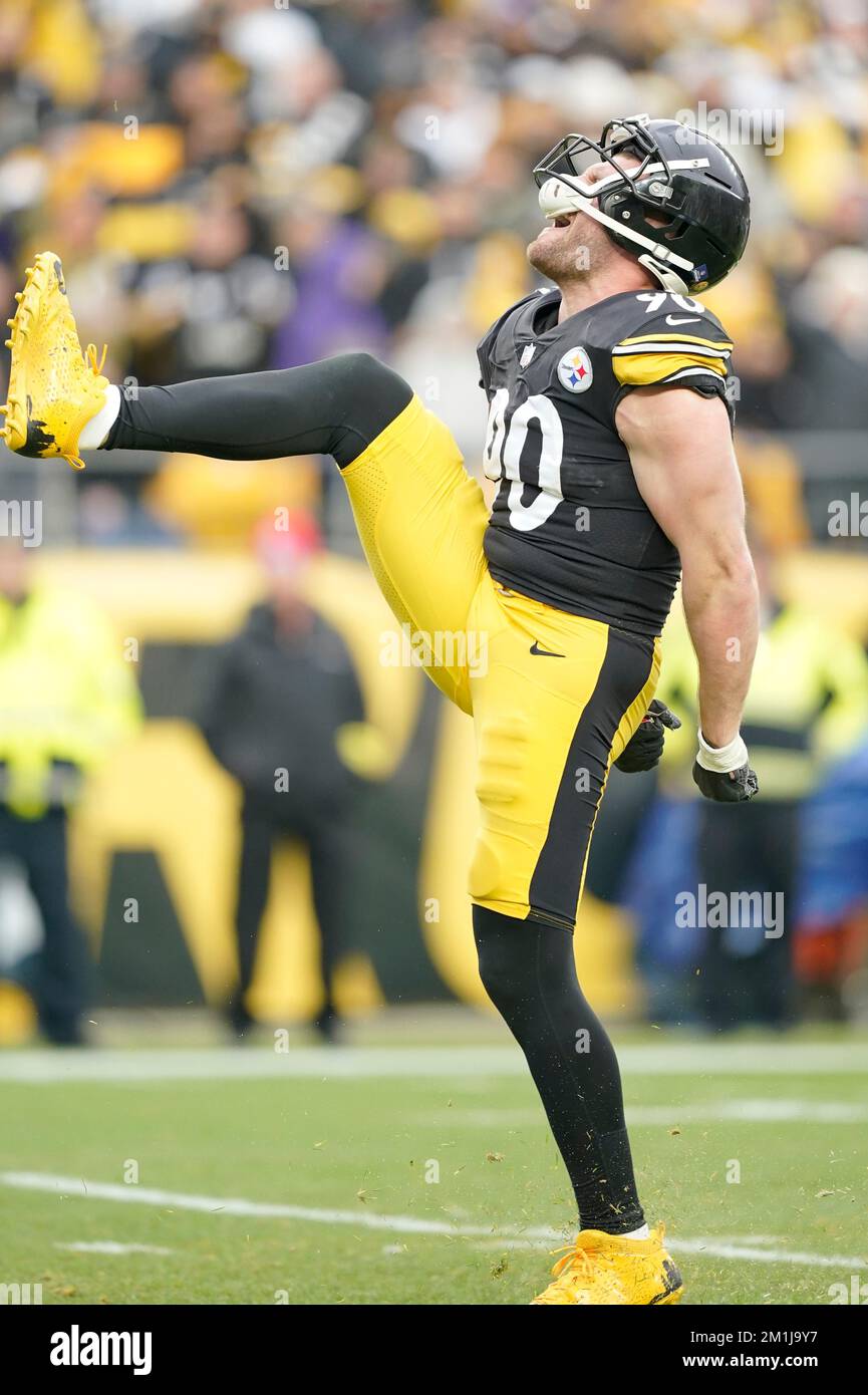 Pittsburgh, Pennsylvania, USA. 11th Dec, 2022. Dec. 11, 2022: T.J. Watt ...