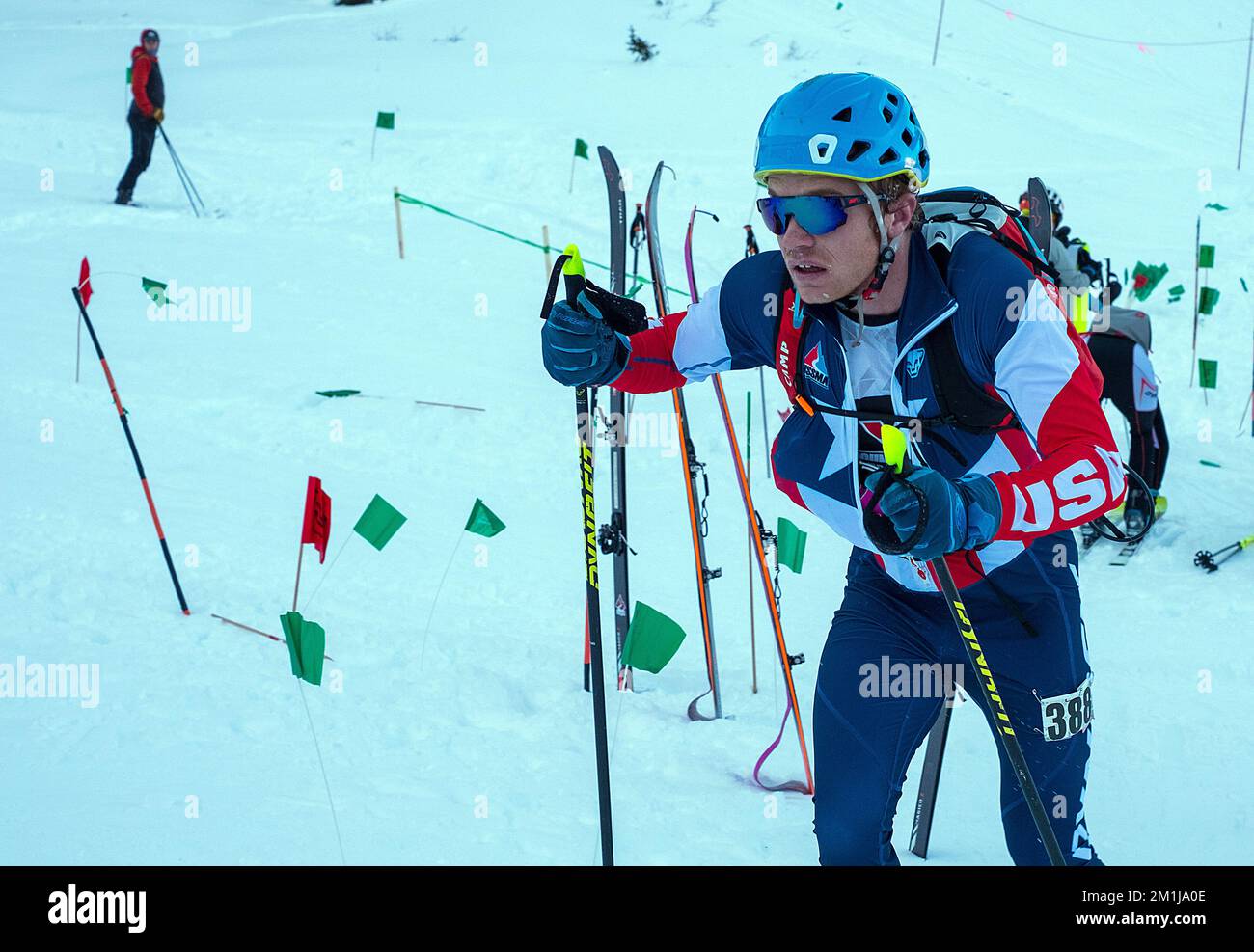December 11, 2022: USA national team member, Jacob Dewey, powers toward ...