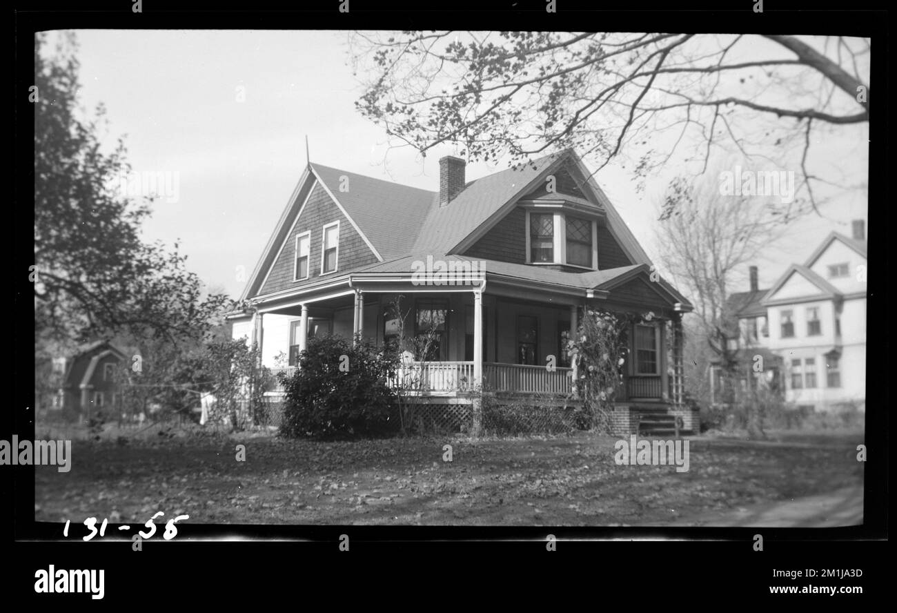 55 Grant Street , Houses. Needham Building Collection Stock Photo - Alamy