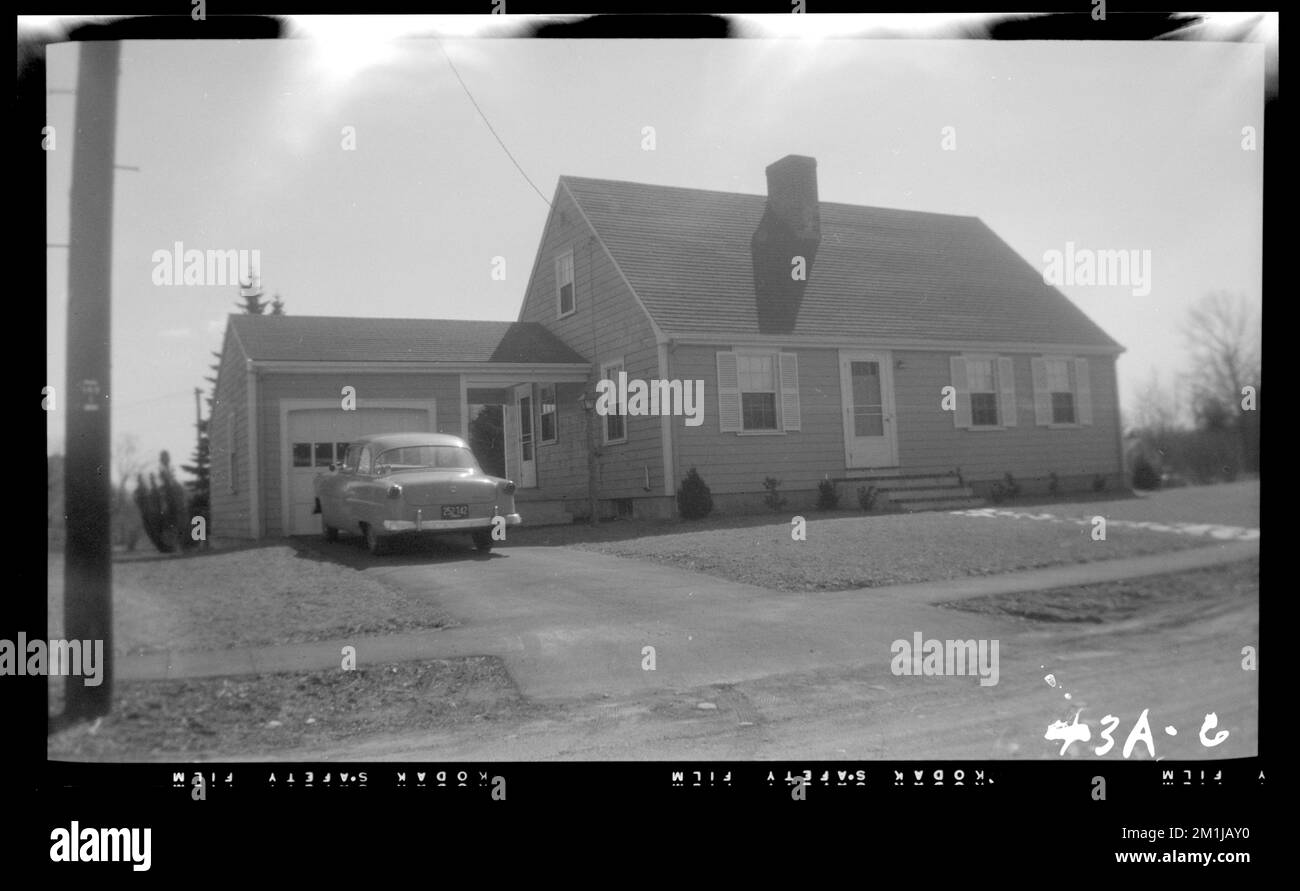 6 Carol Rd , Houses, Automobiles. Needham Building Collection Stock ...