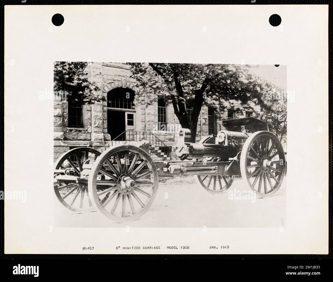 6 inch howitzer carriage, model 1908 , Howitzers. Records of U.S. Army ...