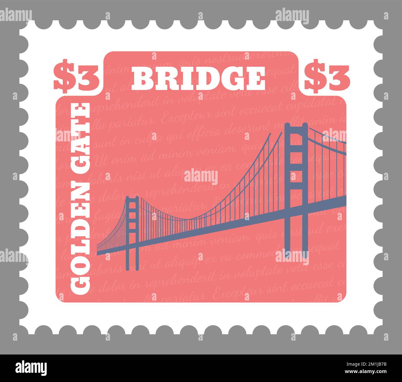 Postal card with monument Stock Vector Images - Alamy