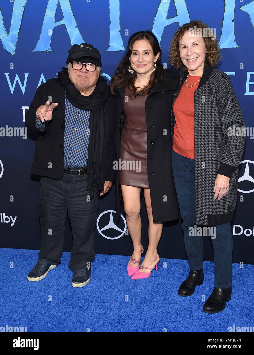 Hollywood, CA on December 12, 2022. Danny DeVito, Lucy DeVito and Rhea ...