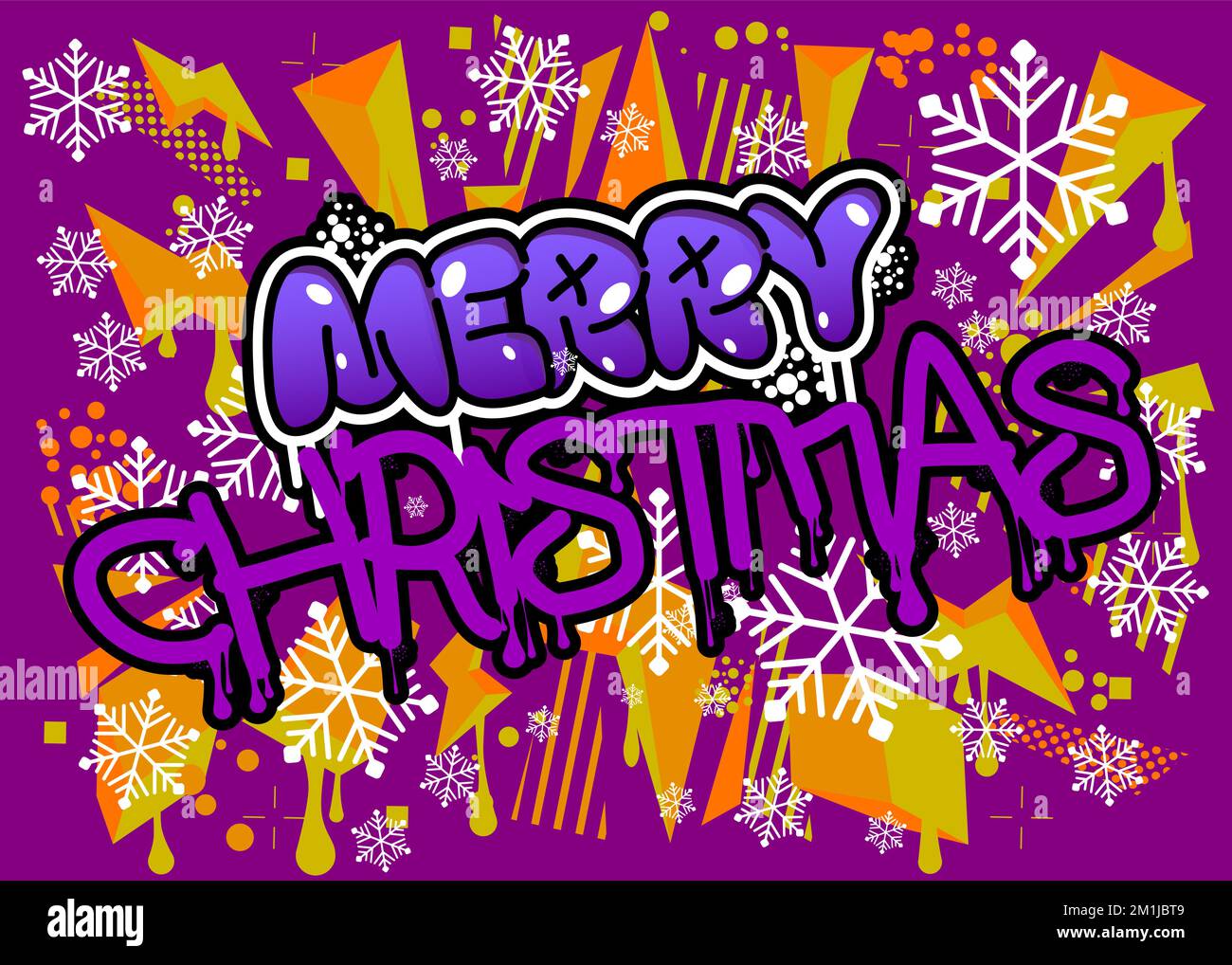 Christmas Graffiti Stock Vector Images Alamy