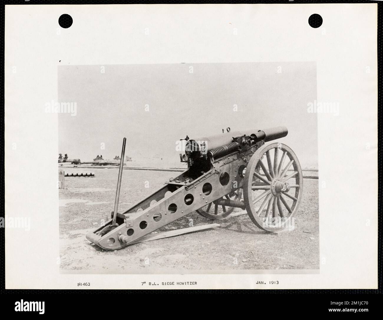 7' B.L. siege howitzer , Howitzers, Artillery Weaponry. Records of U.S ...