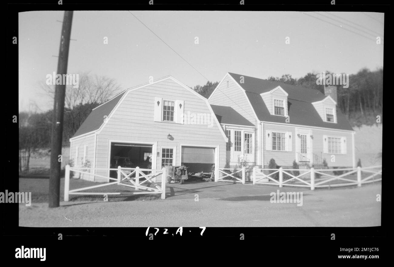 7 Howe Rd , Houses. Needham Building Collection Stock Photo - Alamy