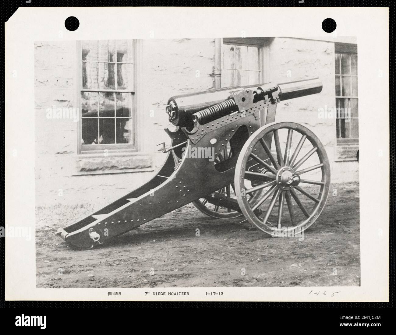 7' siege howitzer , Howitzers, Artillery Weaponry. Records of U.S. Army ...