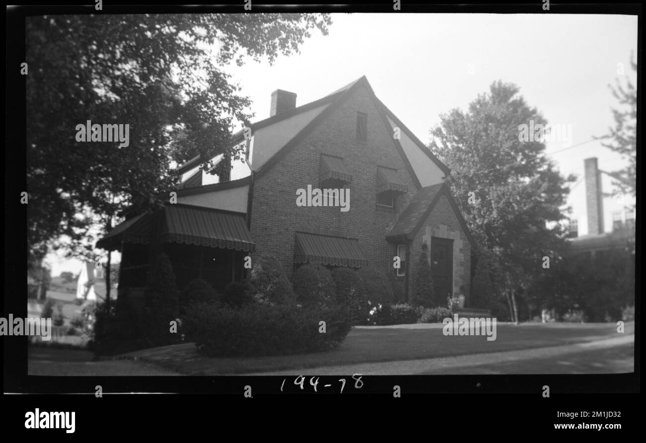 78 Lexington Ave , Houses. Needham Building Collection Stock Photo - Alamy