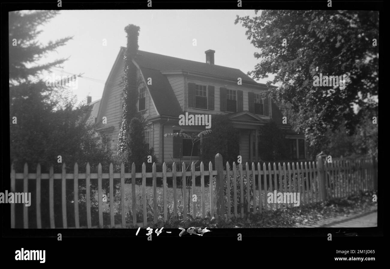 794 Great Plain Ave , Houses. Needham Building Collection Stock Photo ...