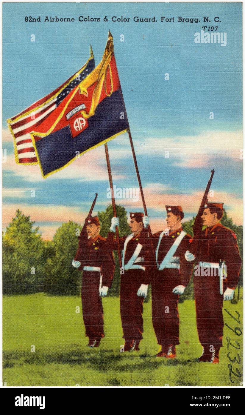 82nd Airborne Colors & Color Guard, Fort Bragg, N. C. , Military ...