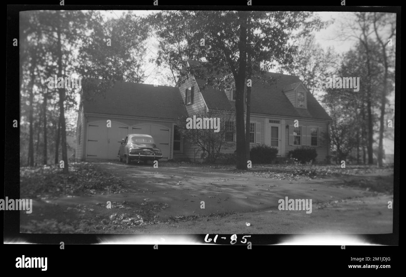 85 Clarke Rd , Houses, Automobiles. Needham Building Collection Stock ...