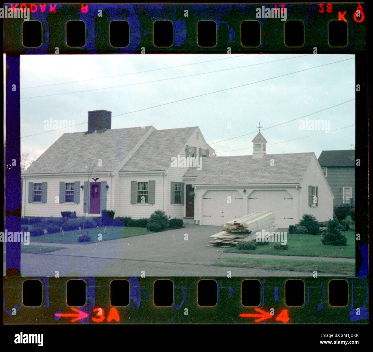 85 Stewart St , Houses. Needham Building Collection Stock Photo - Alamy