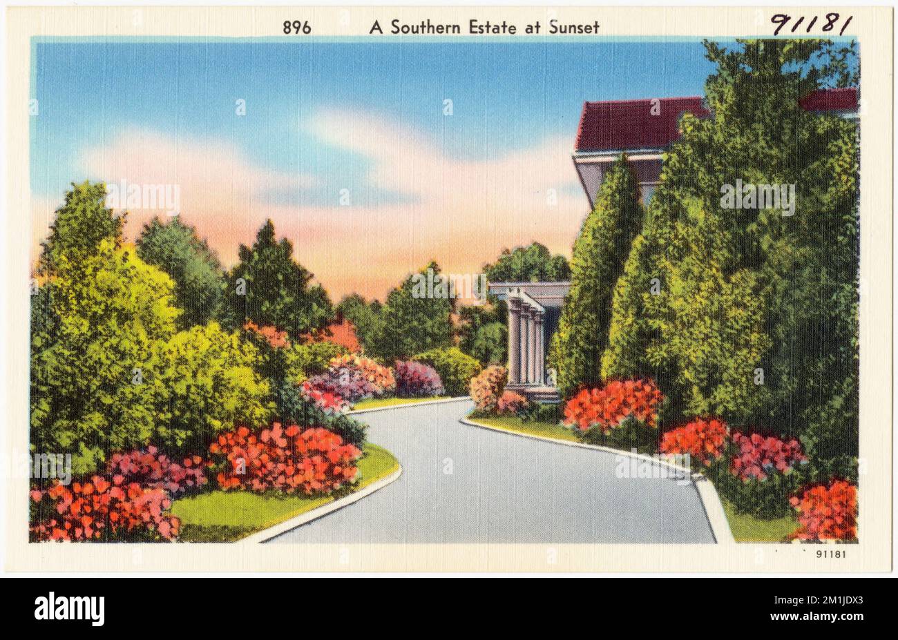 The southern estate Cut Out Stock Images & Pictures - Alamy
